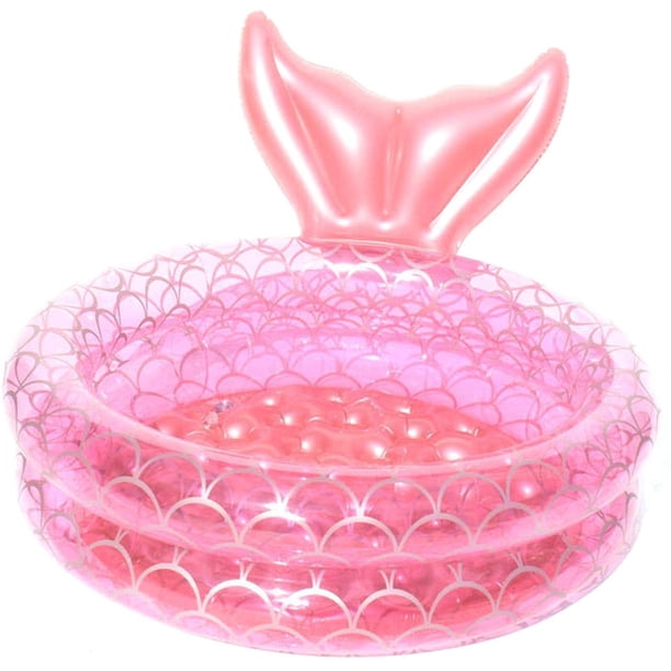 Inflatable Swimming Pool,Kiddie Pool with Unique Mermaid,Swimming Pools ...