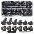 110Pcs Binding Screws Set Metal Screw Rivets for Leather Belt Books ...