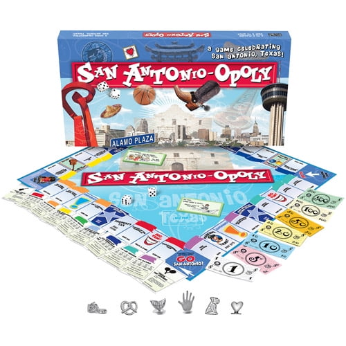 San Antonio Opoly Board Game, by Late for the Sky - Walmart.com