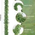 Lypsnake Artificial Moss Garland, Soft Fluffy Faux Green Moss Strip,12 ...