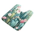 Bathroom Plush Absorbent Mat Single Square Pad 16x24Inches Bath Mat ...