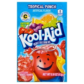 Kool-Aid Green Apple Unsweetened Drink Mix, 12 Packets, Makes 2 Quarts ...