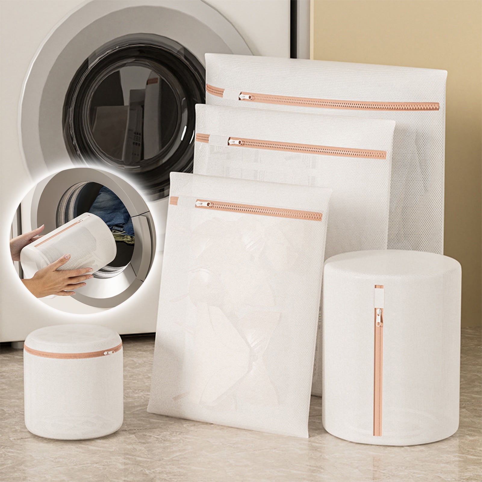 Hesroicy Hollow Out Mesh Laundry Bag with Thickened Material for Quick ...