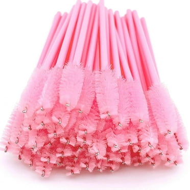 100 Pcs Disposable Crystal Eyebrow Spoolies Brush for Eyelash ...