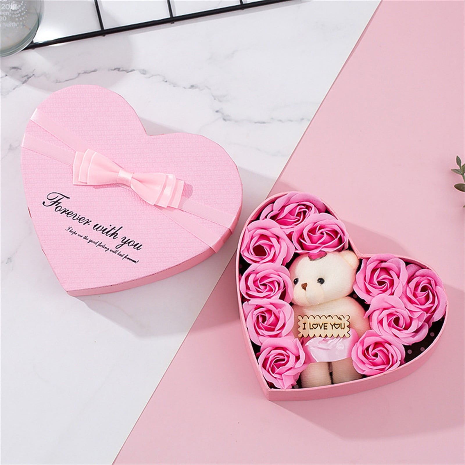 Click here for Unbranded Heart-Shaped Bath Rose Soap Gift Box For... prices