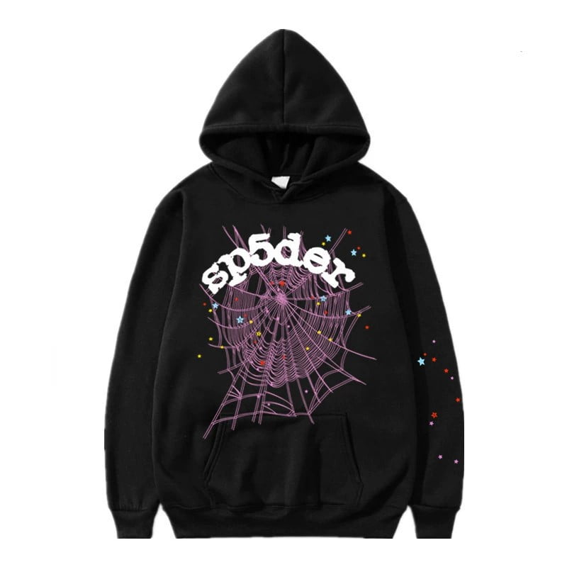 Click here for Xianqi Y2k Aesthetic Cobweb Spider Graphic Hoodie... prices