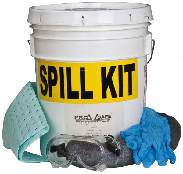 PRO-SAFE Hazardous Materials Spill Kit 5 Gal Pail - Walmart.com