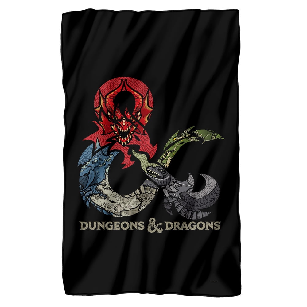 Dungeons and Dragons Dragons in Dragons Fleece Blanket 36' x 58 ...