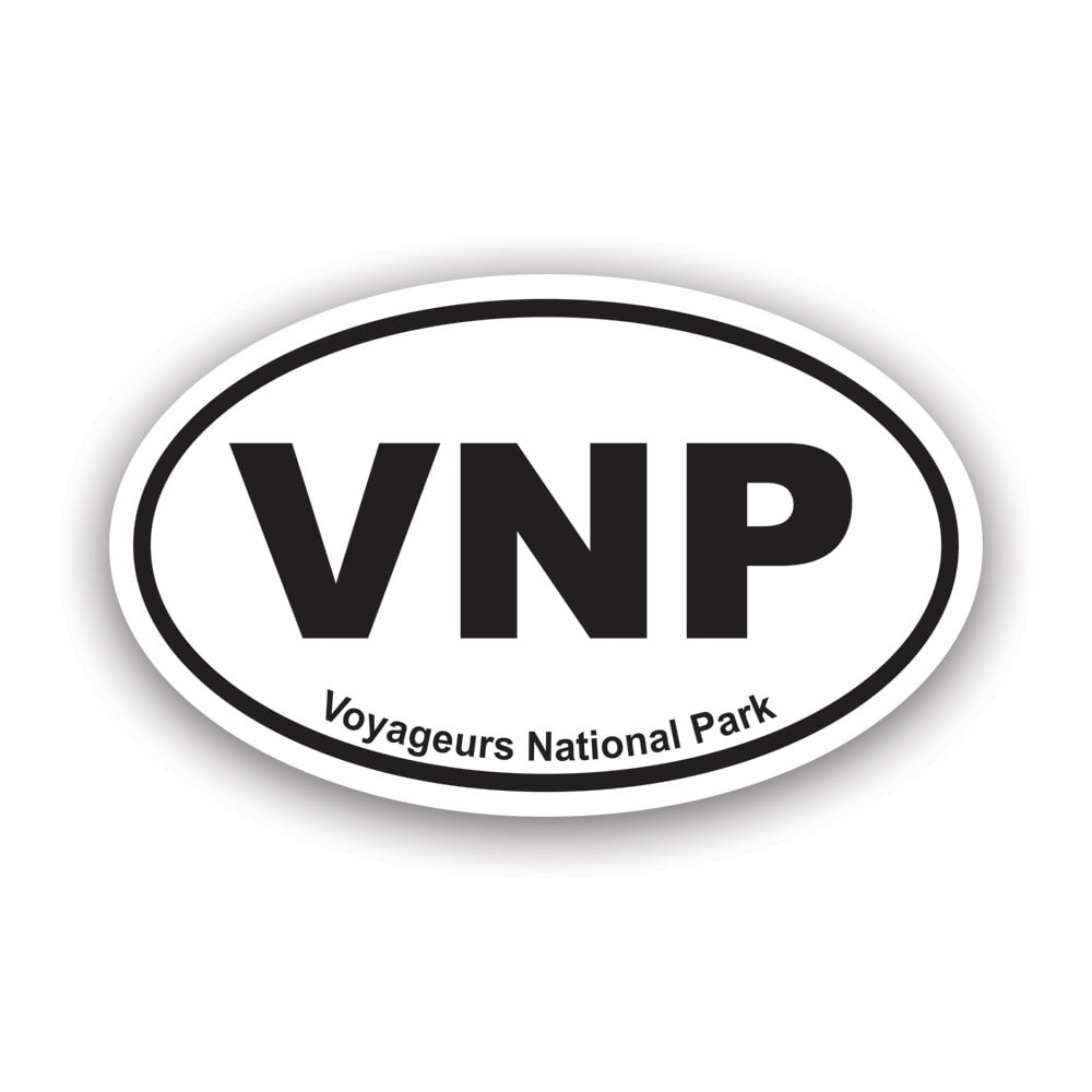 Voyageurs National Park Oval Sticker Decal - Self Adhesive Vinyl ...