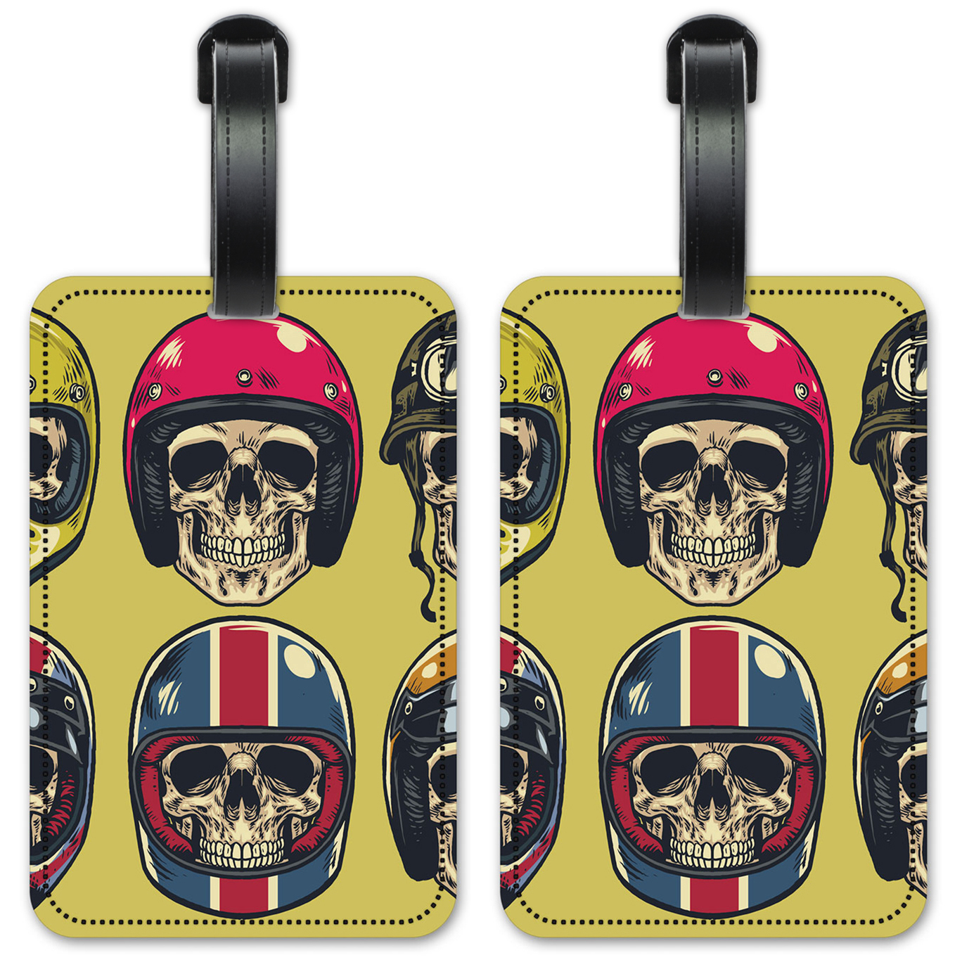 Motorcycle Helmets - Luggage ID Tags / Suitcase Identification Cards ...