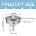 Qiangzon Stainless Steel Funnel Set for Filling Bottles - Kitchen Small ...