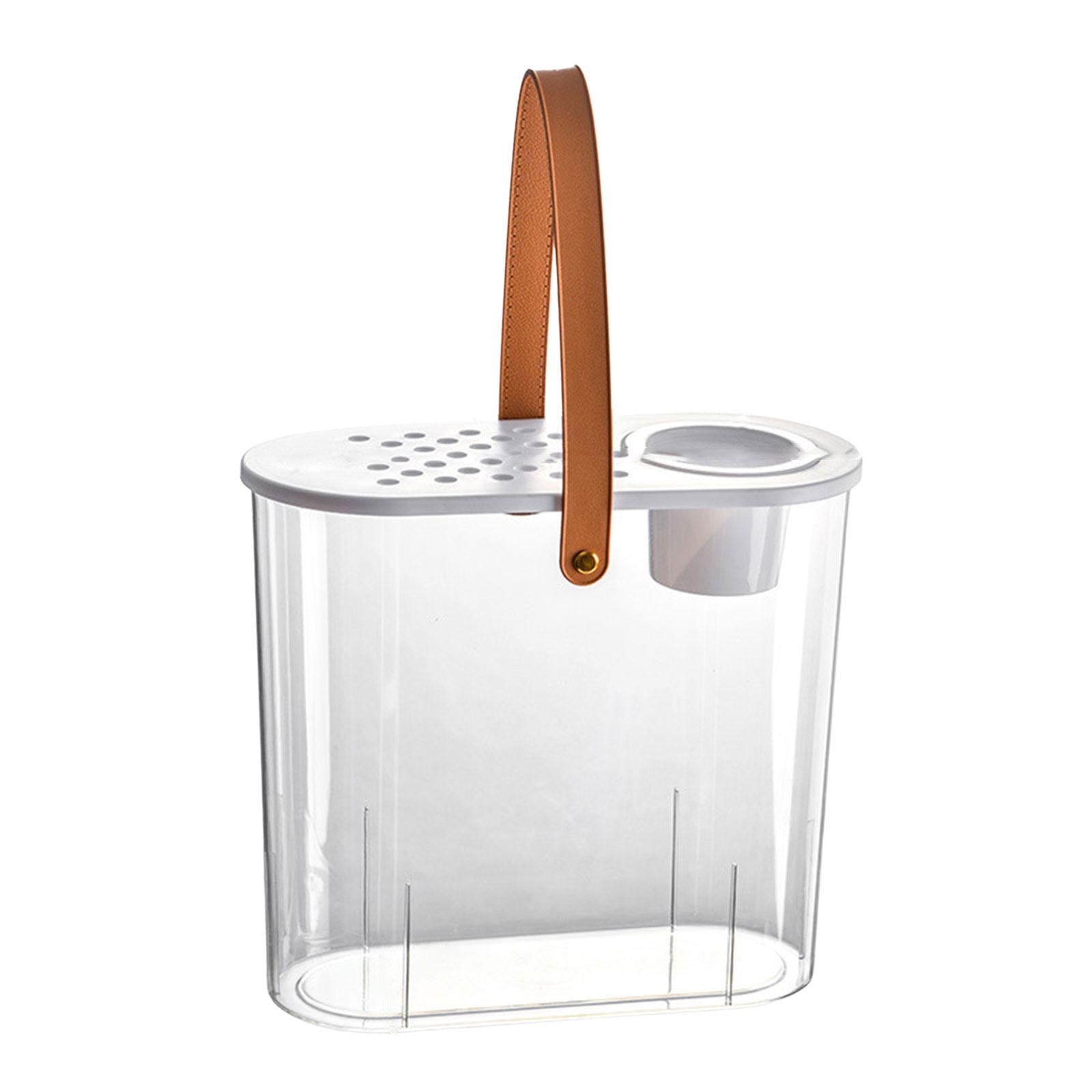 Mini Fish Tank Clear Tank for Goldfish Tropical Fish Small Desktop ...