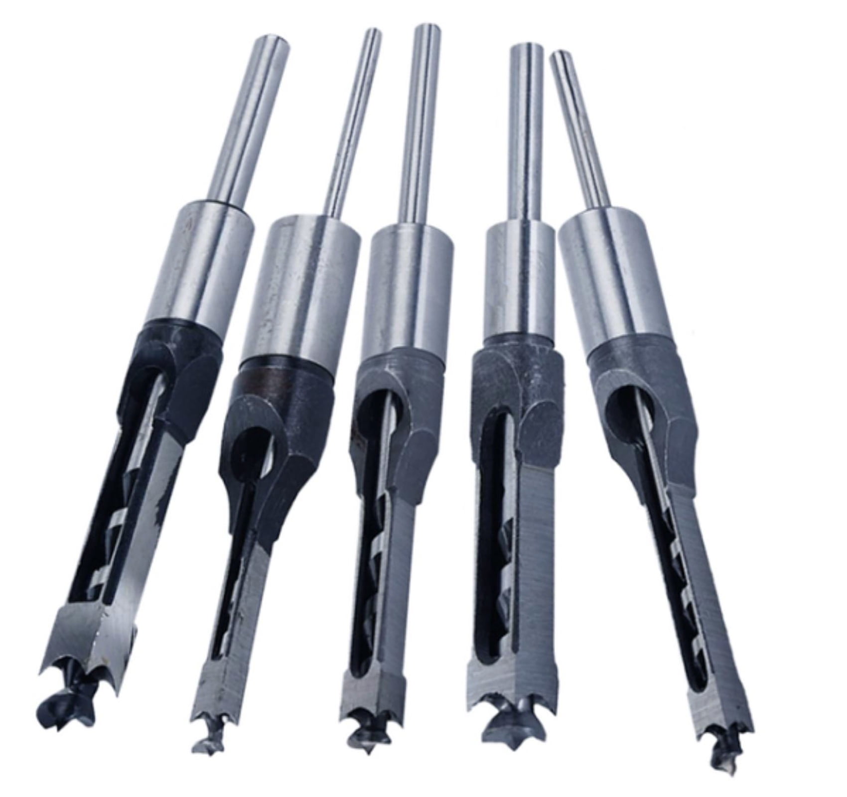 Max-Craft Wood Square Hole Mortise Chisel Bit Cutter 5Pcs Size 1/4"-5/ ...