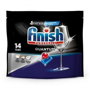 Finish Quantum Dishwasher Pods, No Pre-Rinse Dishwasher Detergent Tabs ...
