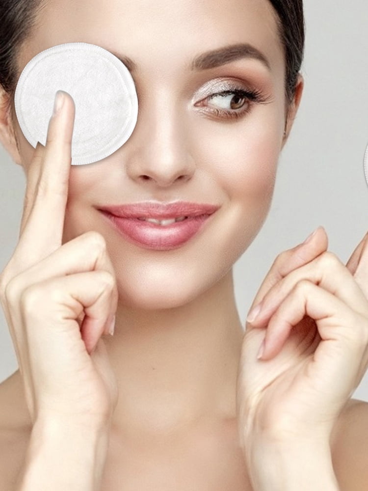 (20 packs) Organic reusable makeup remover pad | Bamboo cotton round ...