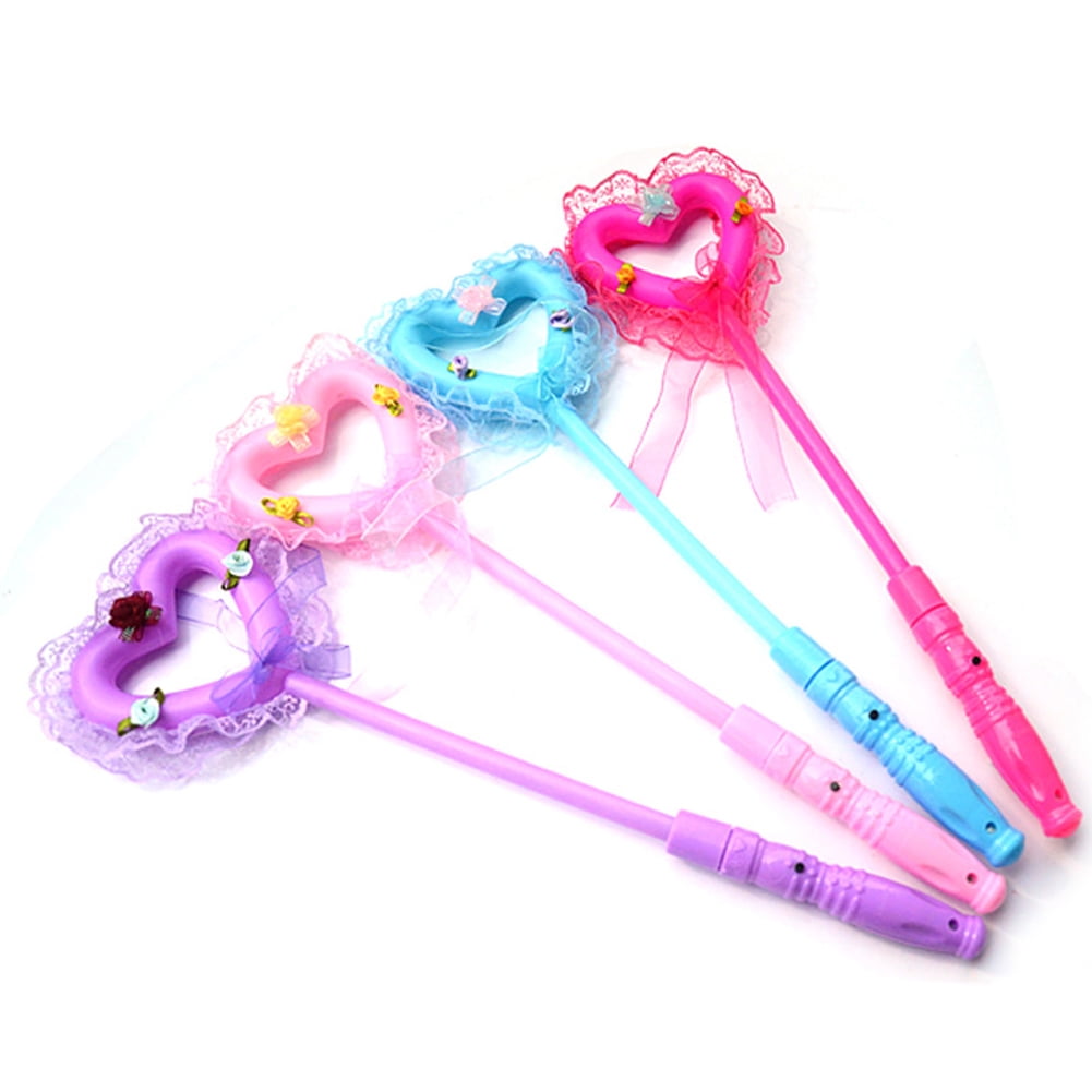 Luminous Magic Stick - Fairy Wand Toys Love Heart Princess Lollipop ...