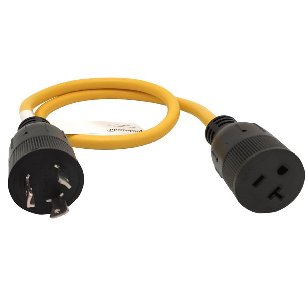 Parkworld 64669 NEMA L5-20P to 5-20R (T-blade 5-15R) 20AMP 3-Prong ...