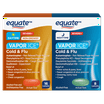 Equate Vapor Ice® Non Drowsy Daytime Cold and Flu Relief, 24 Caplets ...