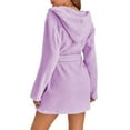 Rydcot Robes For Women Lightweight Bathrobe Hooded Fleece Soft Plush