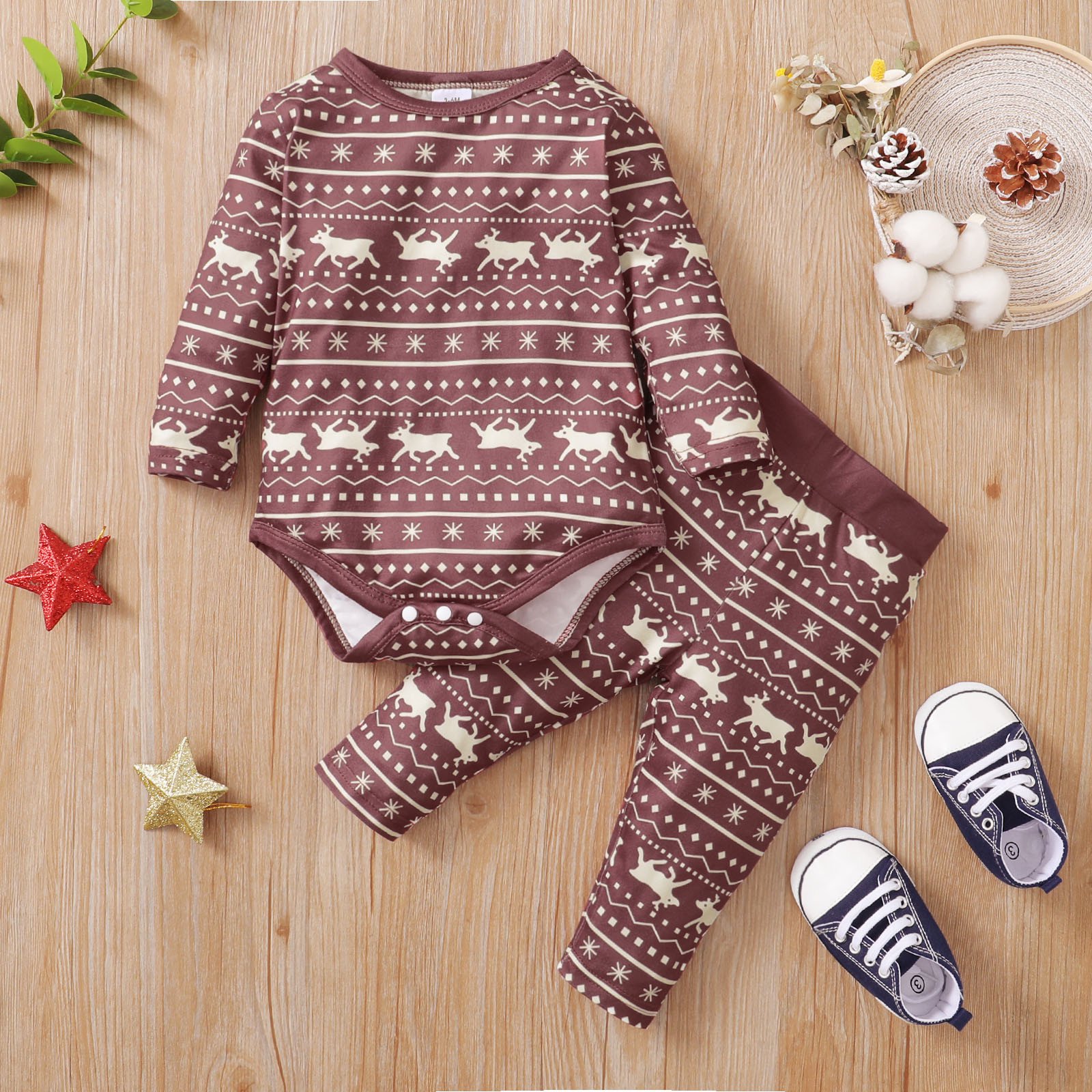 Click here for Dexiang Baby Boys Girls Long Sleeve Christmas Cart... prices