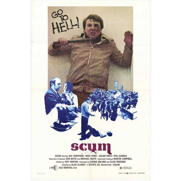 Scum - movie POSTER (Style A) (11" x 17") (1980) - Walmart.com