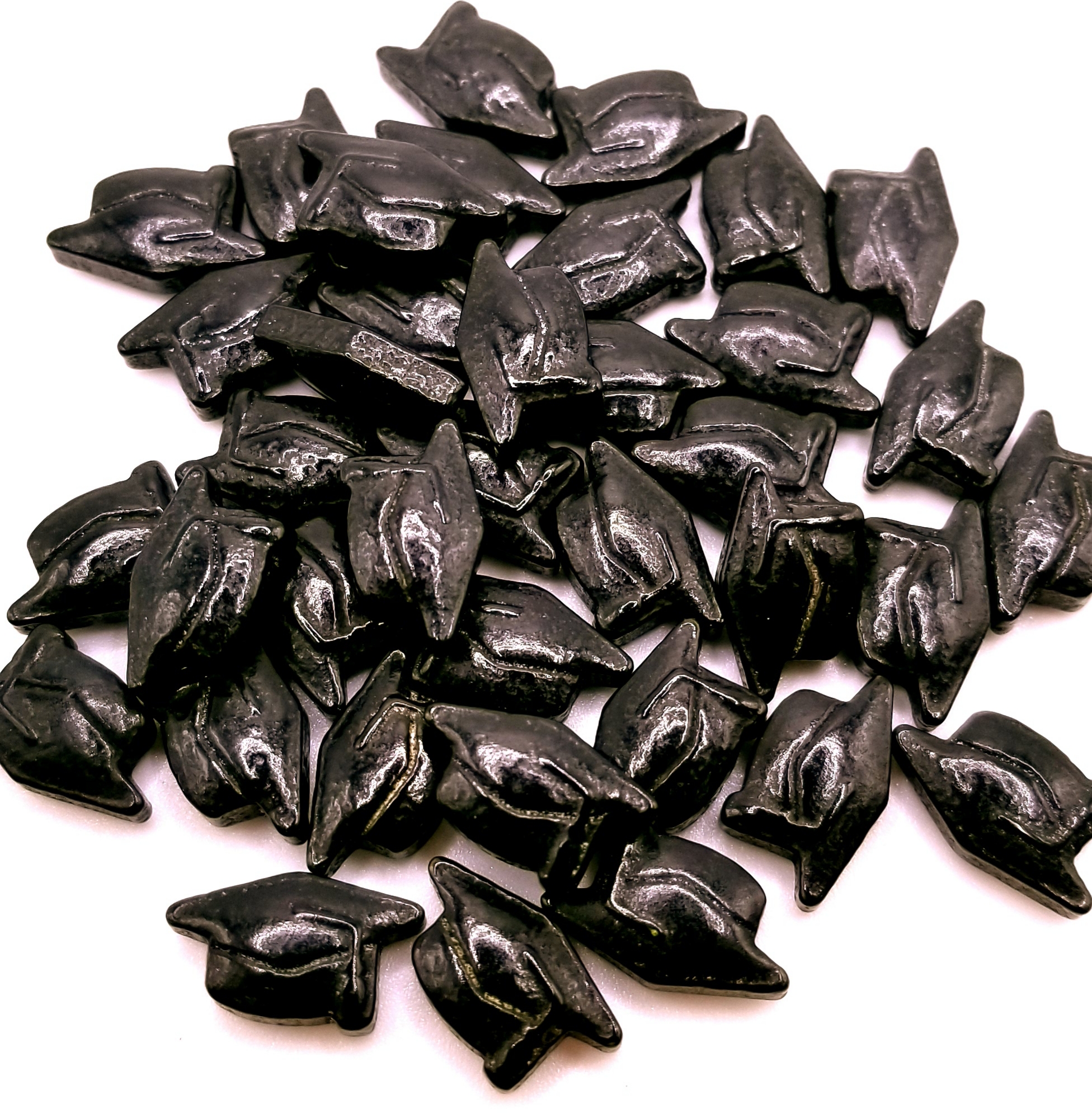 NCS Black Graduation Cap Edible Candy Sprinkles, 8 ounces - Great for ...