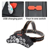 TASHHAR HeadLamp LED Super Bright Rechargeable Headlight High Power ...