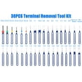 36Pcs Terminal Removal Tool Kit Depinning Tool Electrical Connector Pin ...