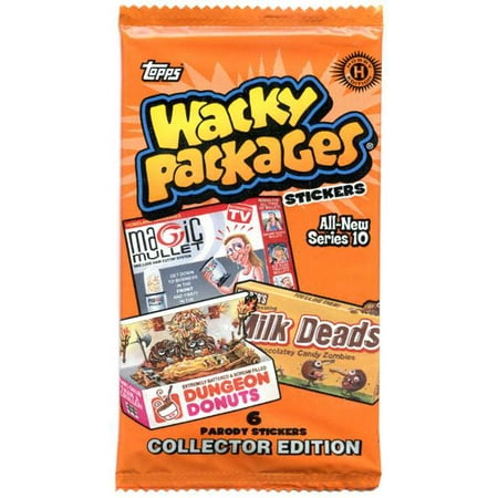 Wacky Packages Series 10 Collector Edition Hobby Pack - Walmart.com