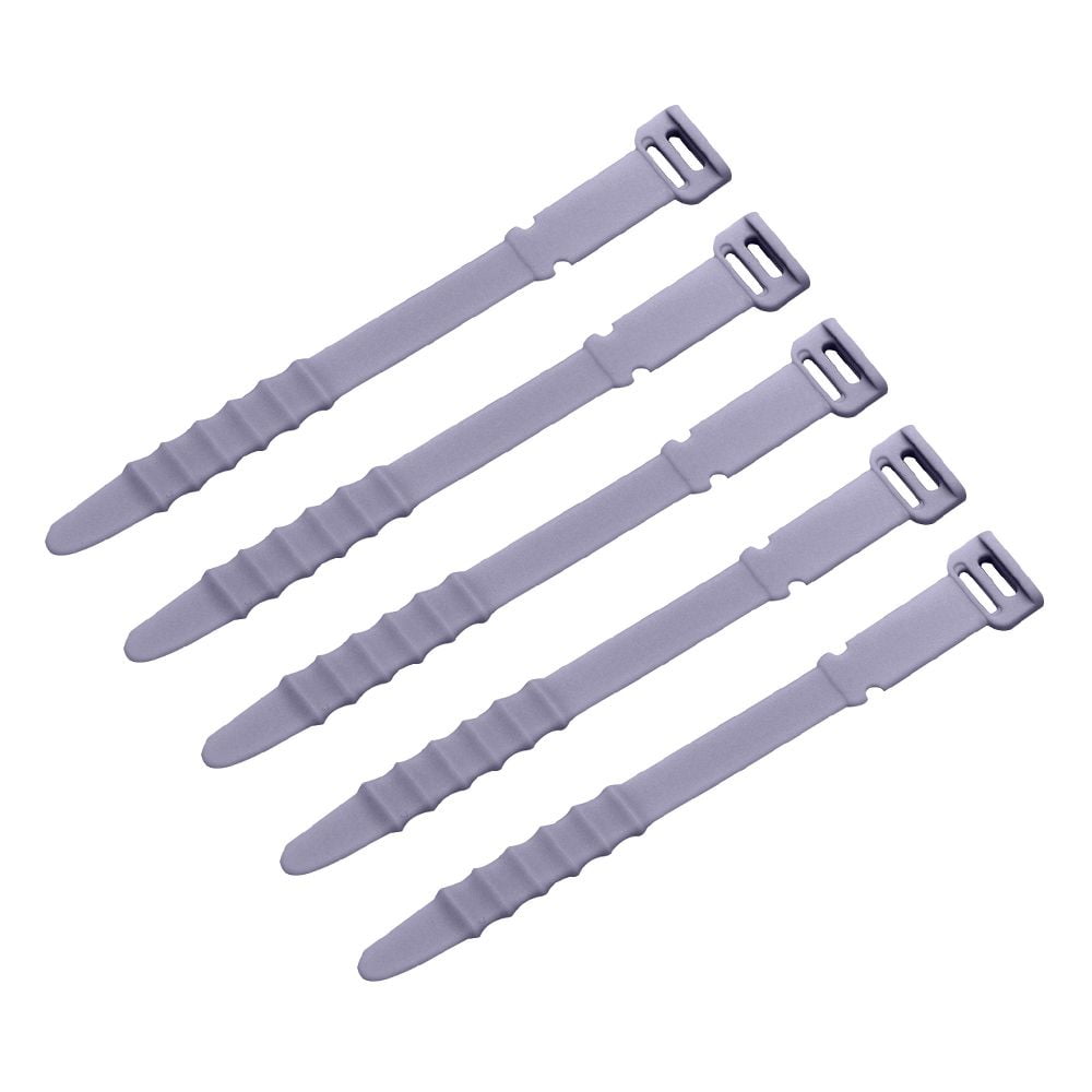 5pcs Soft Organizer Silicone Headphones Fishbone Cable Winder Cord Clip ...