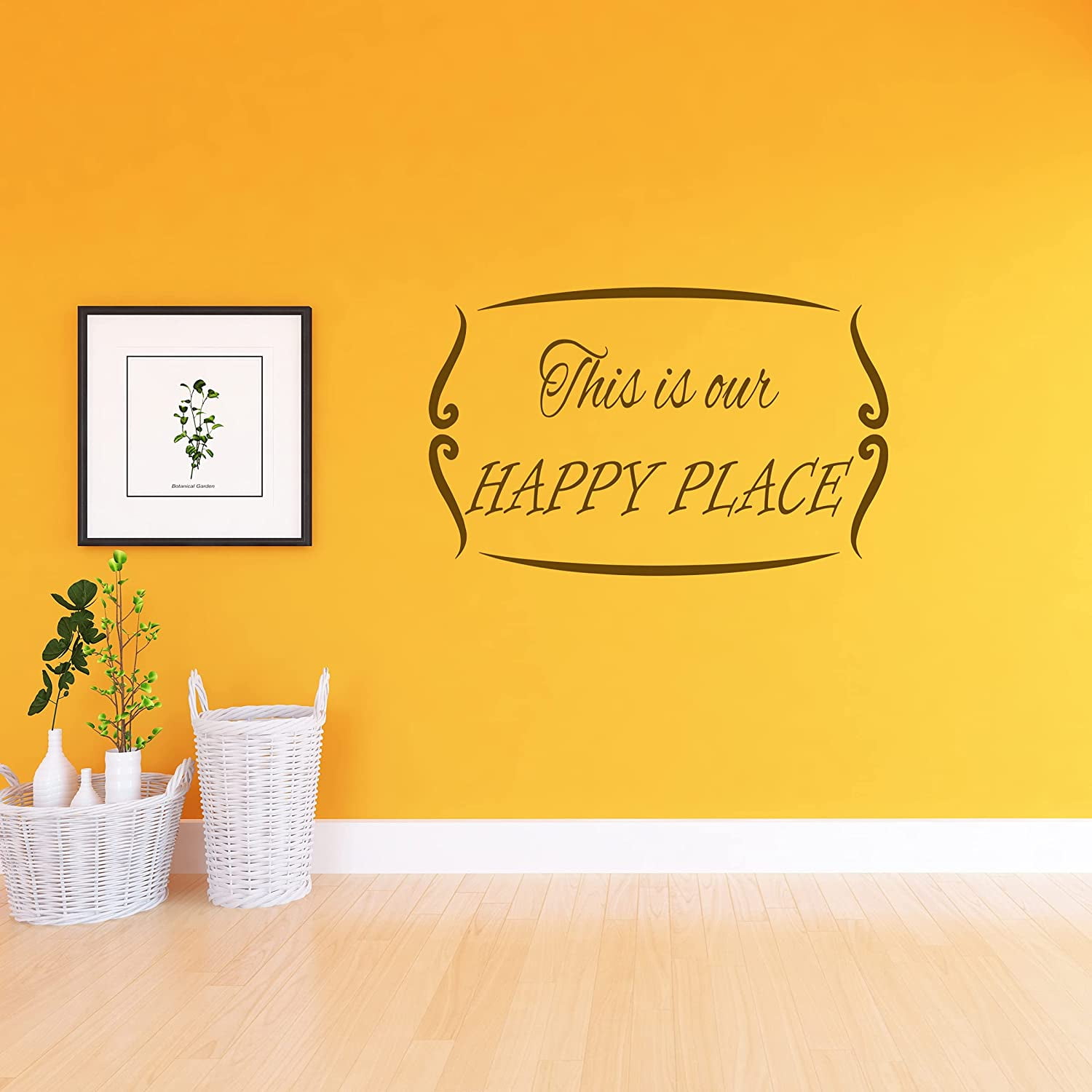 VWAQ This is Our Happy Place Wall Decal Romantic Wall Decor - Walmart.com
