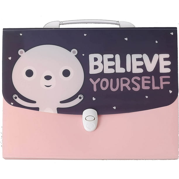 Expansion File Folder Organizer with Opening and Closing 12 Pocket A4 ...