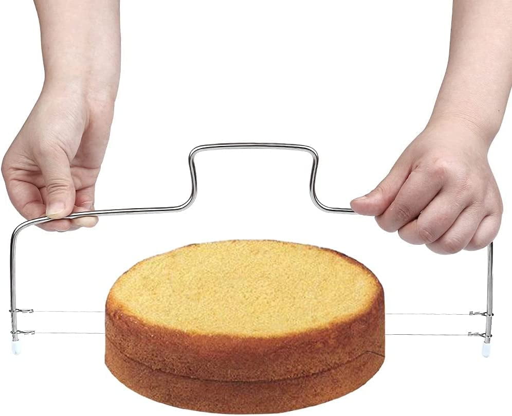 Cortador de pasteles profesional de 1 pieza, alambre de corte de pastel ...