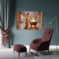Greek Mythology Poster Hestia - Goddess of Hearth Canvas Wall Art ...