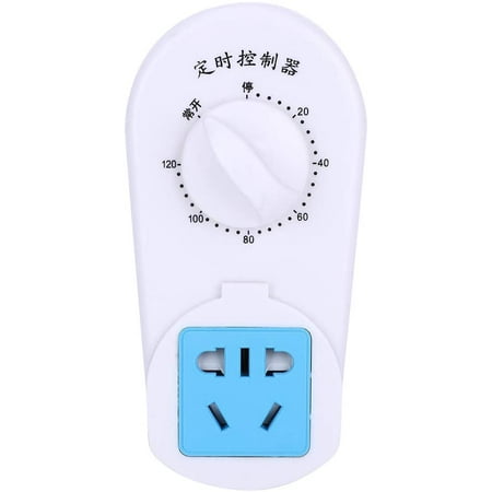 Mechanical Outlet Timer, AC 220V 10A Pump Timer Mechanical Time Switch Countdown Control Socket ...