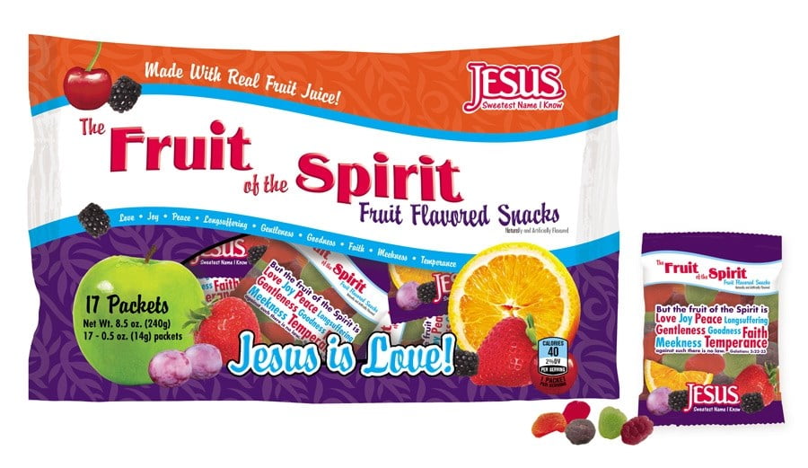 Candy-Fruit Of The Spirit Gummy Fruit Snack (Pack Of 17) - Walmart.com