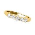 Aone 1 Carat Lab Grown White Diamond Wedding & Engagement Yellow Gold ...