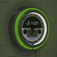 Jeep Grille 2 Retro Neon Analog Wall Clock with Pull Chain - Walmart.com