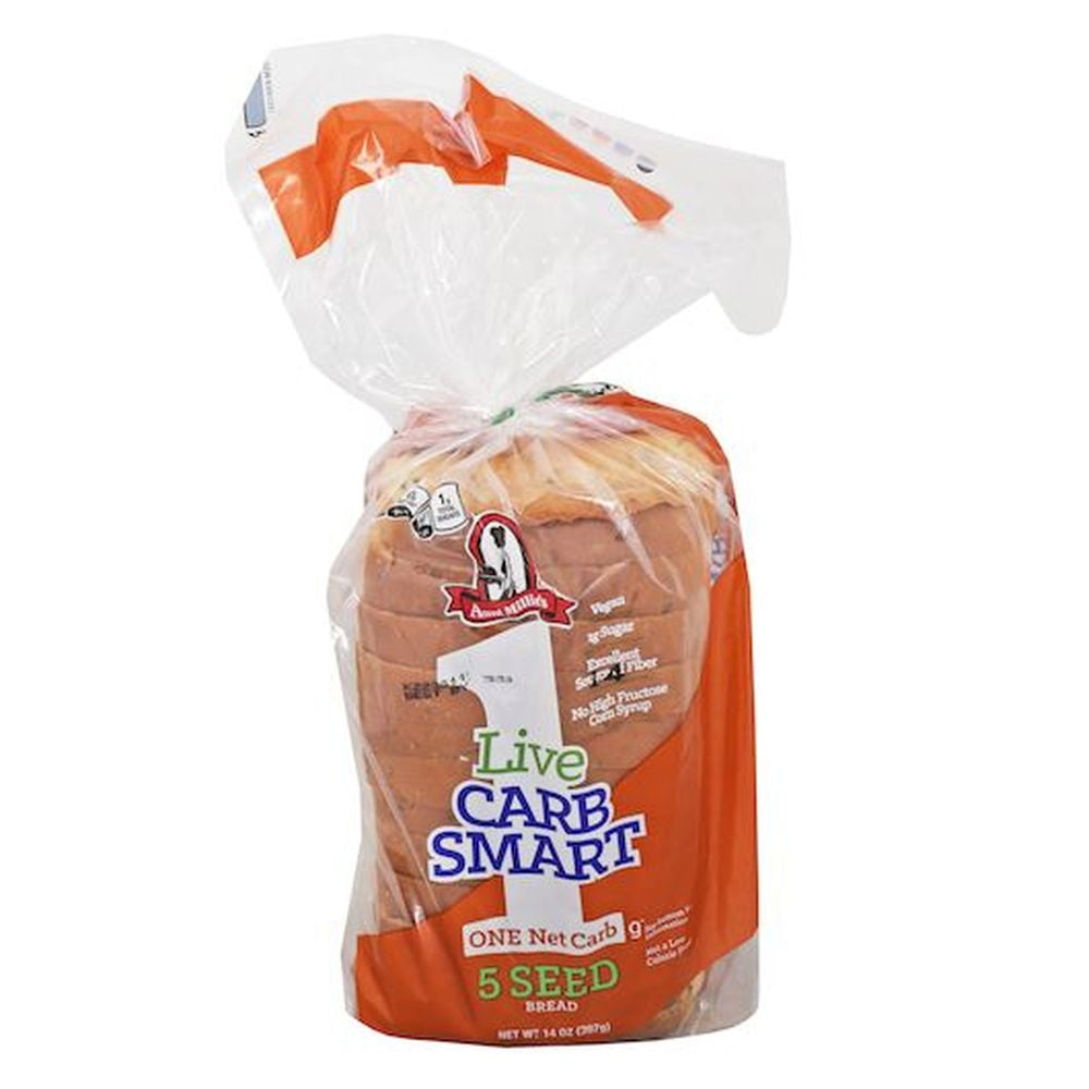 Perfection Bakeries Live Carb Smart Five Seed Bread, 14 Ounce -- 6 per ...