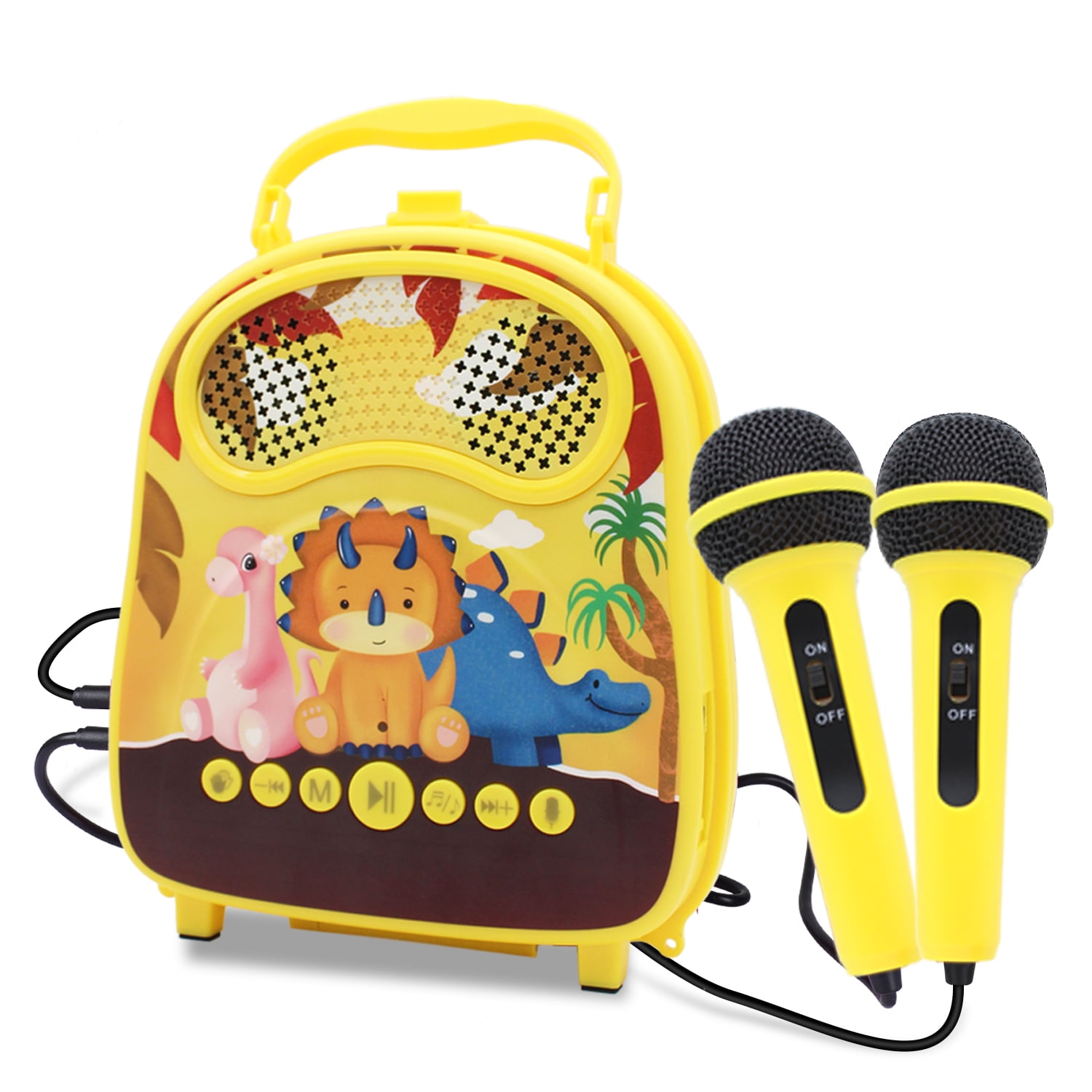 Kids Karaoke Machine for Girls Boys with 2 Microphone Singing Karaoke ...