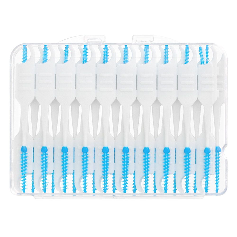 40Pcs Super Soft Double Head Oral Care Teeth Care Floss Toothpicks ...