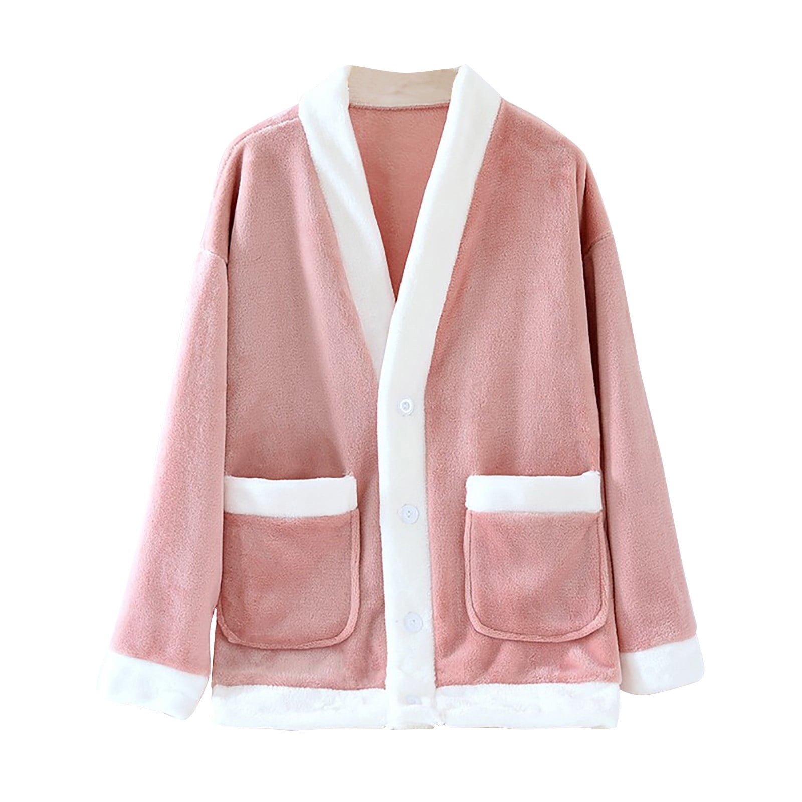 Click here for Diufon Womens Fleece Bed Jacket Fall Winter Long S... prices