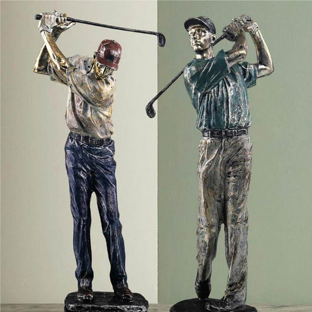 pitrice Luxury Golf Character Figurine Creative Modern Sport Statue Art ...