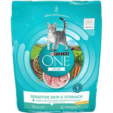 Pure Balance PRO+ Sensitive Skin & Stomach with Turkey Dry Cat Food, 7 ...