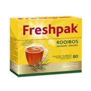 Freshpak Herbal Rooibos Infusion - 80 Tagless Tea Bags, 200g Pack ...