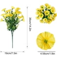 Agiufgs Artificial Morning Glory Flower, Uv Resistant and Waterproof ...