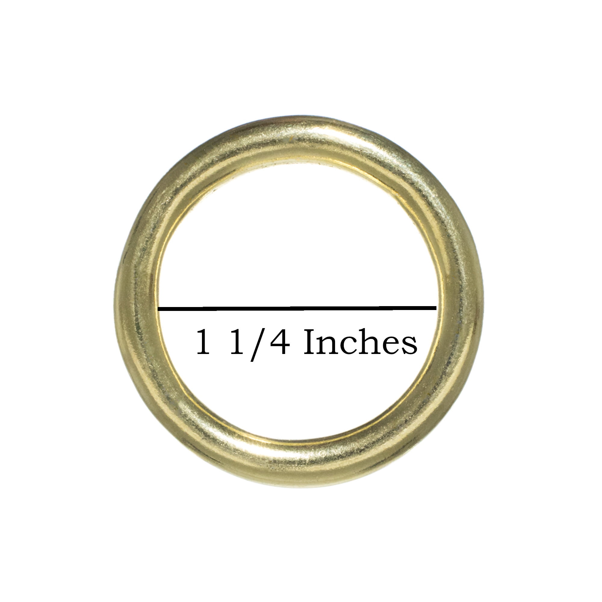 Craft County Brass O-Rings – Inside Diameter Size Options (1/2, 3/4, 1 ...