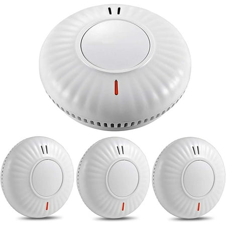 Bail 1 Set Wireless Fire Alarm Smoke Detector 10 Year Photoelectric ...