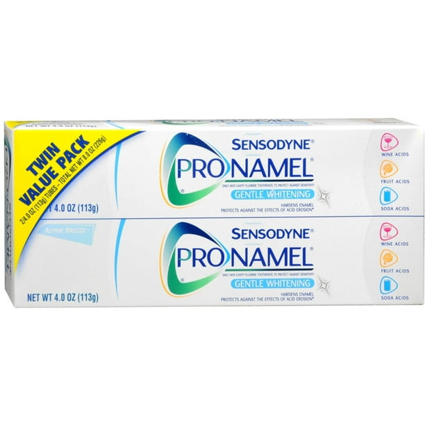 Sensodyne Pronamel Toothpaste Gentle Whitening Twin Pack 8 oz (Pack of ...