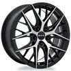 RTX Slate 17x8 6x139.7 ET25 CB106.1 Black Machined Wheel - Walmart.com